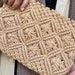 Macrame Camel Clutch /bohemian Handmade Camel Purse / Luxury Women's ...