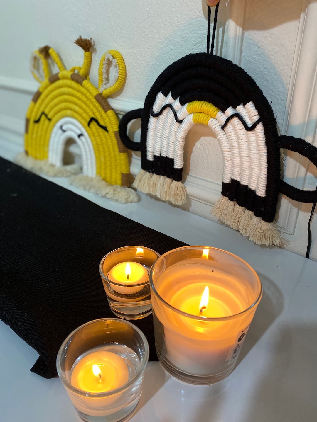 Macrame Rainbow Animal Character, Giraffe Rainbow, Penguin Rainbow ...