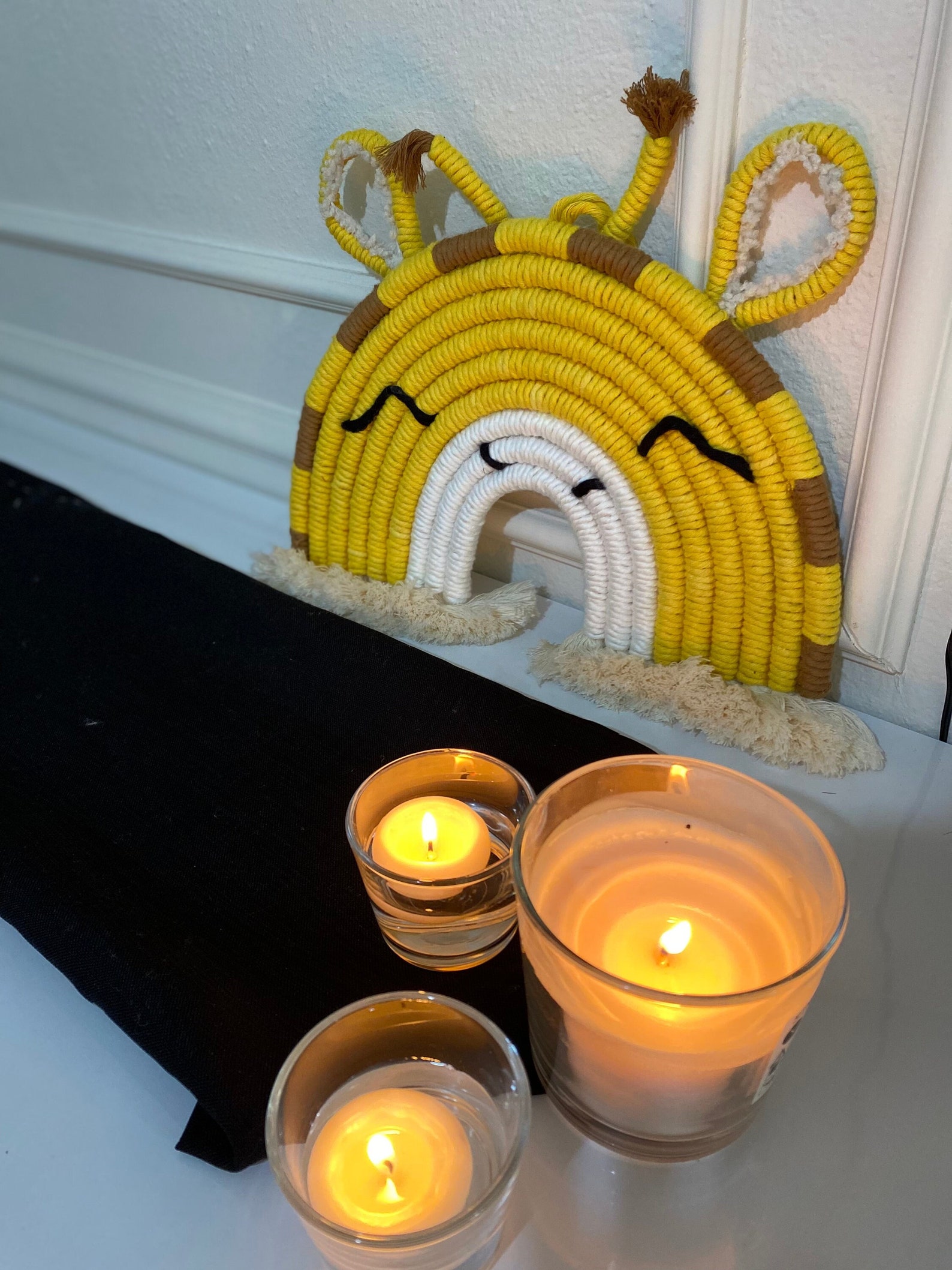 Macrame Rainbow Animal Character, Giraffe Rainbow, Penguin Rainbow ...