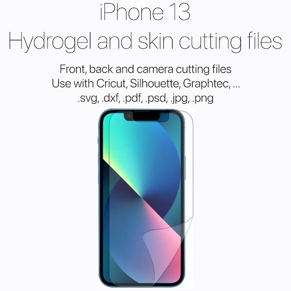 Iphone 13 Front and Back Cutting Files for Hydrogel and Skins - Etsy