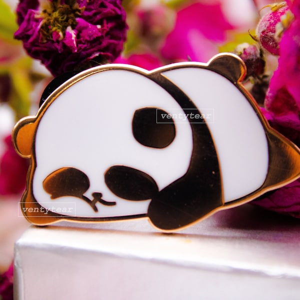 Panda Enamel Pin - Etsy