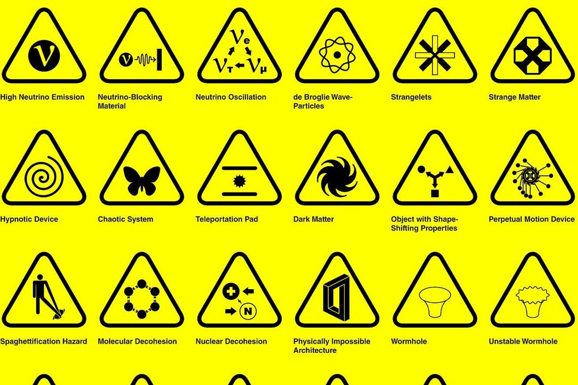 SCP Foundation Dr. Gear Warning Signs Collection Digital Wall Art NFT ...
