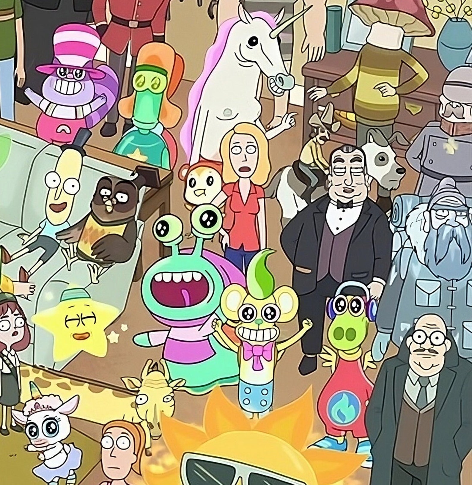 Rick and Morty All Characters Collection Wall Art Digital Print Poster High Resolution NFT - Etsy