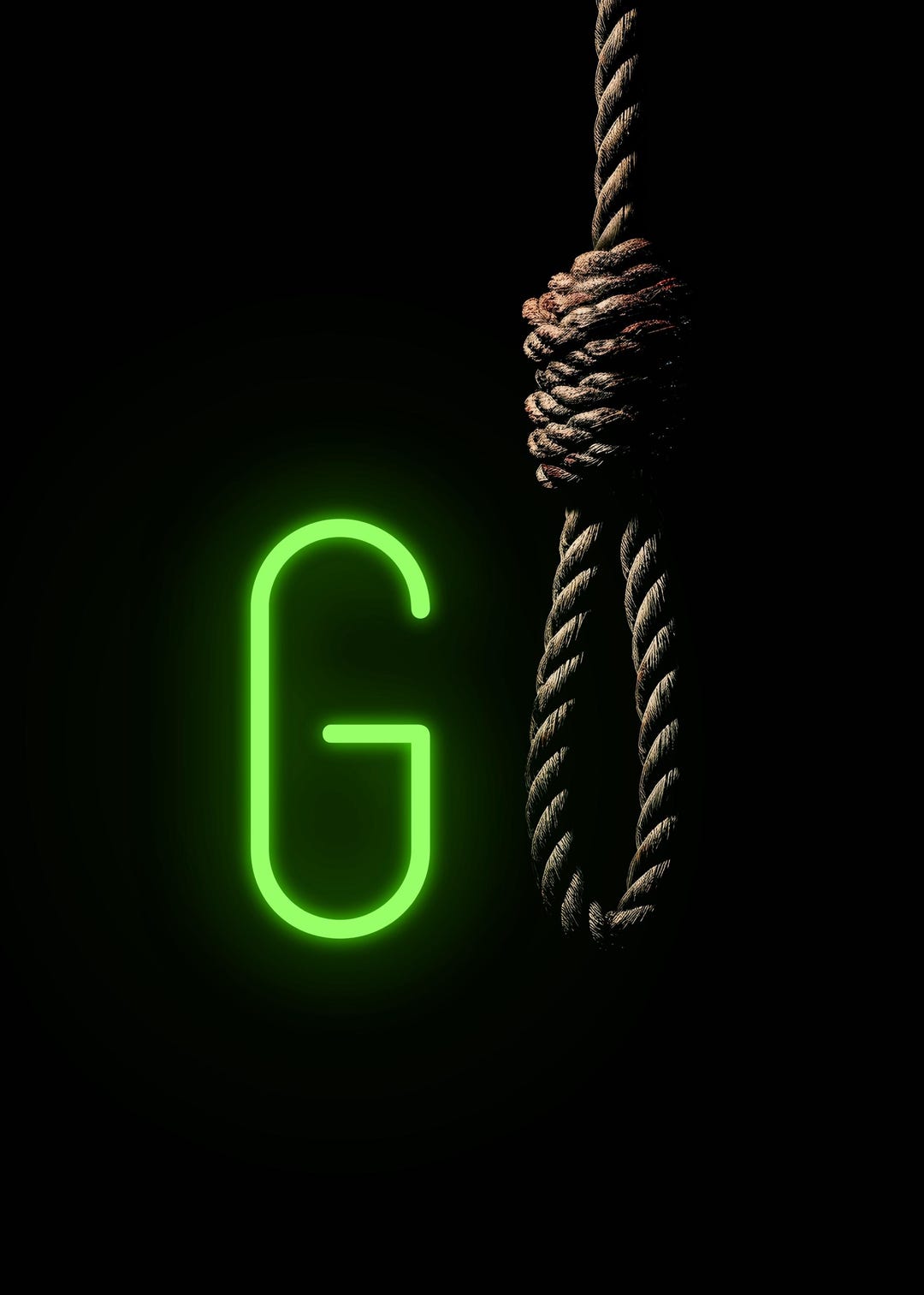 Neon GO With Noose | Poster Motivation Digital Wall Art Printable Gift ...