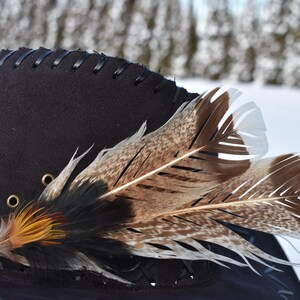 Turkey Feather for Hat Cowboy, Fedora, Trilby for Men, Women, Unisex ...