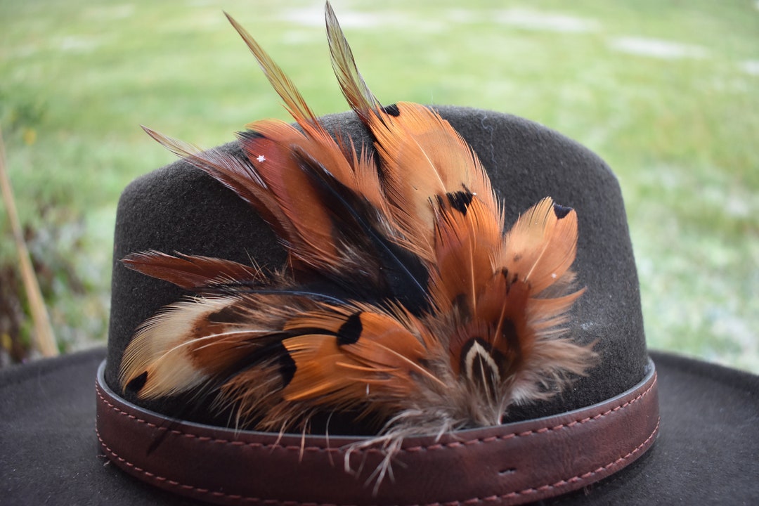 Hat Feathers for Man, Woman, Unisex, Handmade, Western Style, Texas ...
