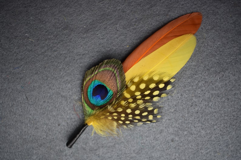 Hat Feathers for Men, Women, Unisex, Handmade, Western Style, Trilby ...