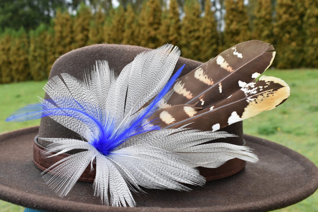 Hat Feathers for Men, Women, Unisex, Handmade, Western Style, Texas ...