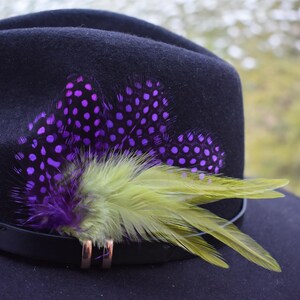Hat Feathers for Men, Women, Unisex, Handmade, Western Style, Trilby ...