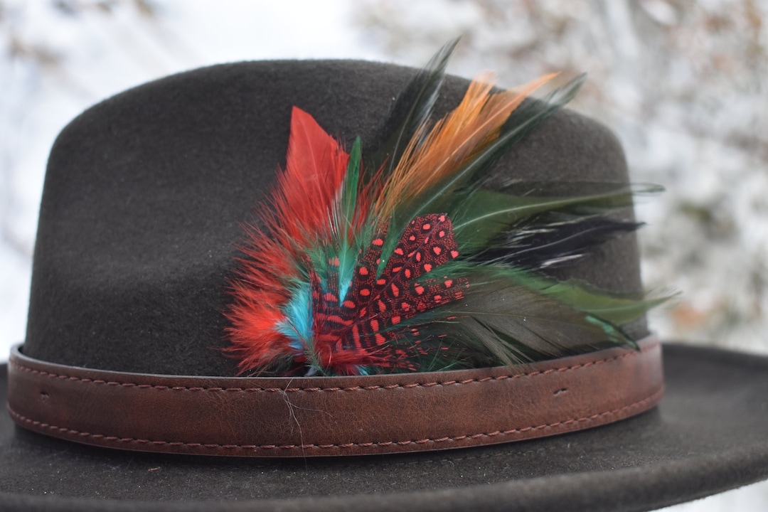 Feather Hat Feathers for Men, Women, Unisex. 10 - Etsy
