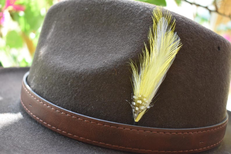 Handmade Hat Feathers: Western Style Fedora, Trilby, Cowboy Hat ...