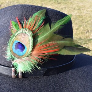 Hat Feathers for Men, Women, Unisex, Handmade, Western Style, Trilby ...