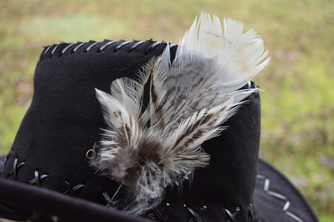 Turkey Feather for Hat Cowboy, Fedora, Trilby for Men, Women, Unisex ...