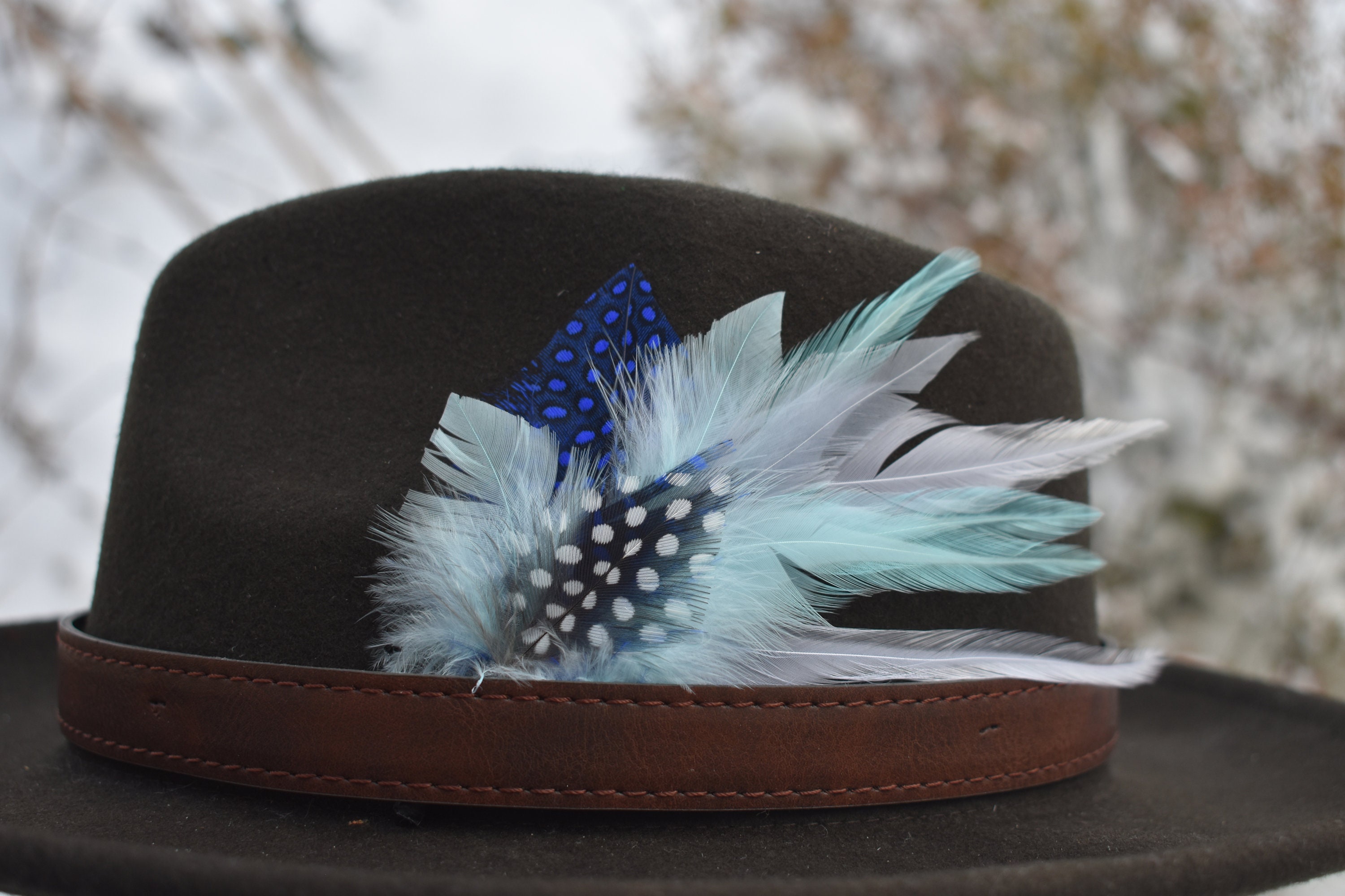 Feather Hat Feathers for Men, Women, Unisex. 10 - Etsy