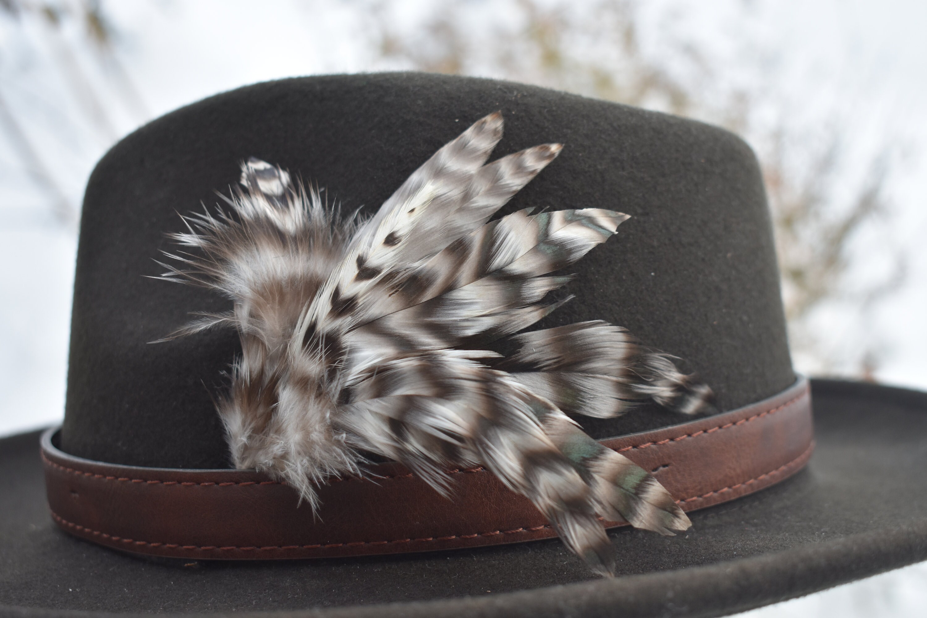 Feather Hat Feathers for Men, Women, Unisex. 10 - Etsy
