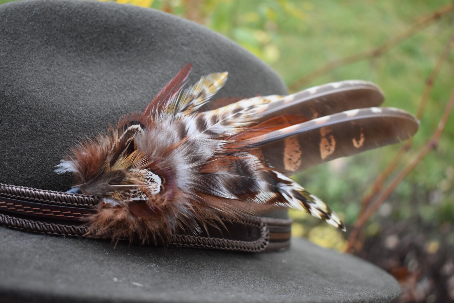 Handmade Hat Feathers: Western Cowboy Style, Fedora, Trilby - Etsy