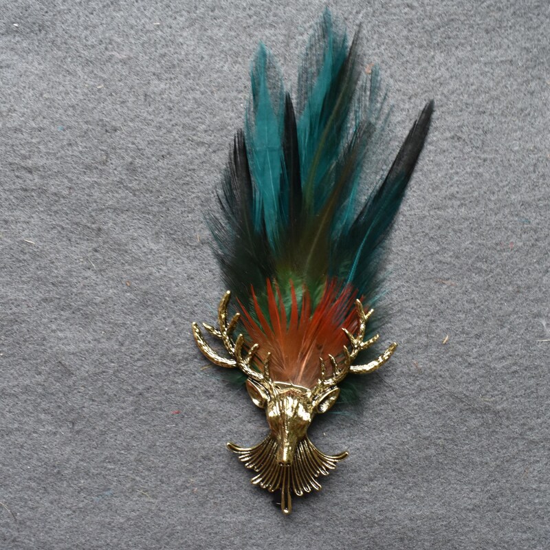 Feather Lapel Pin - Etsy