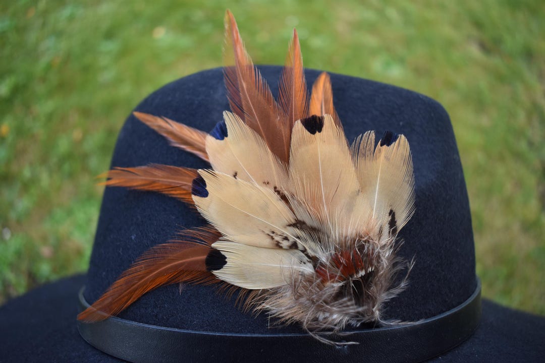 Handmade Hat Feathers: Western Style Fedora, Trilby, Cowboy Hat - Etsy