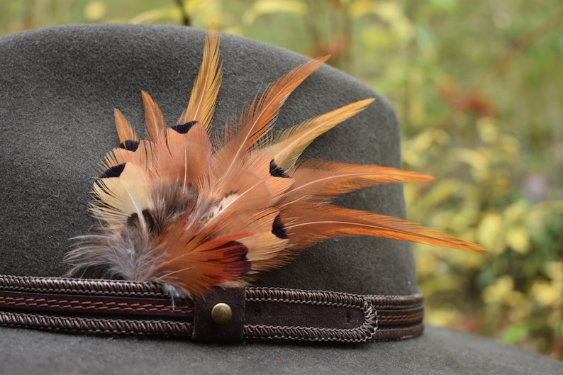 Hat Feathers for Men, Women, Unisex, Handmade, Trilby, Fedora Hat. 24 ...