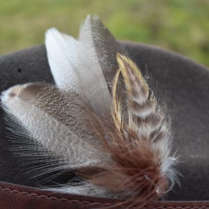 Hat Feathers for Men, Women, Unisex, Handmade, Western Style, Trilby ...