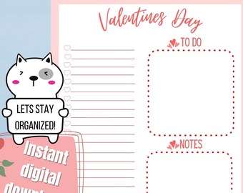 Cute and Simple All Purpose Checklist Template - Etsy