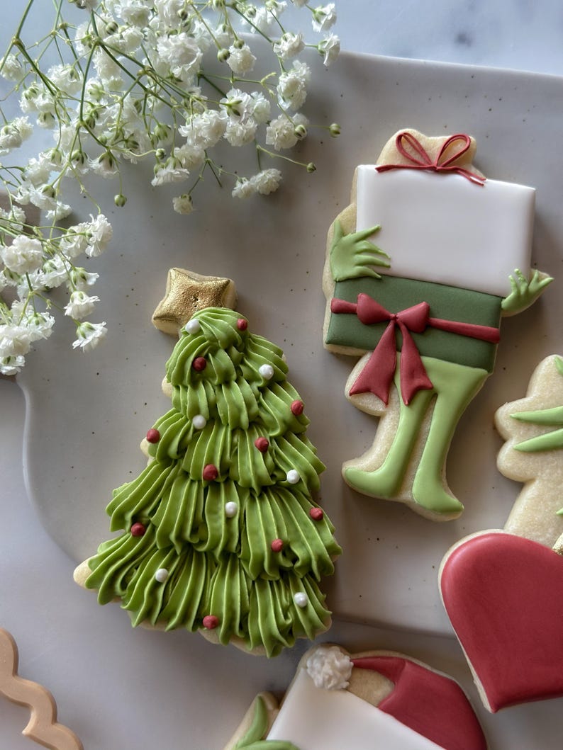 Grinch Set Cookie Cutters - Etsy