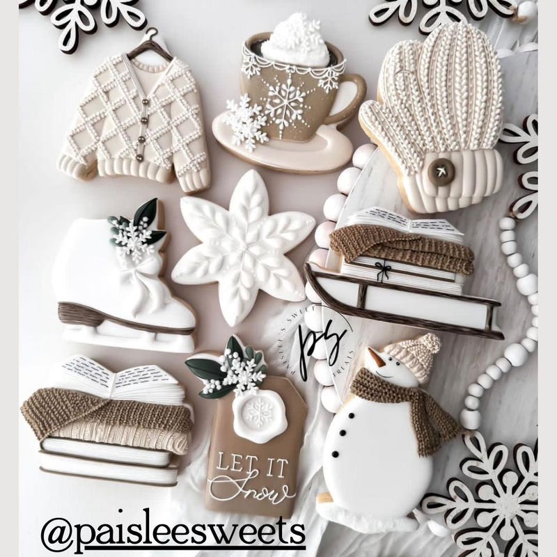 Snowman Cookie Class - Etsy