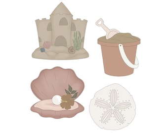 Beach Towel Cookie Cutter Summer Cookie Cutters Beach Cookie Cutters ...