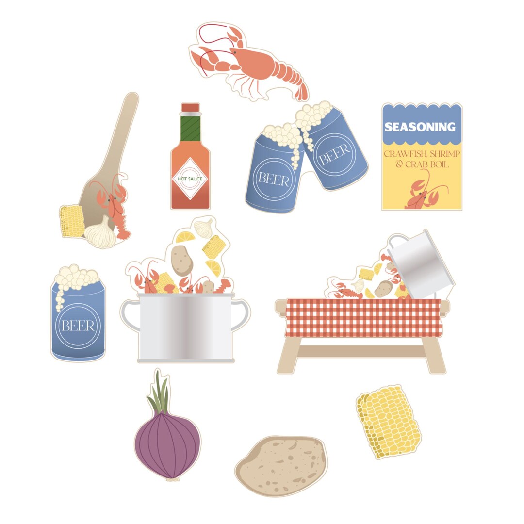 Crawfish Boil Cookie Cutters - Etsy