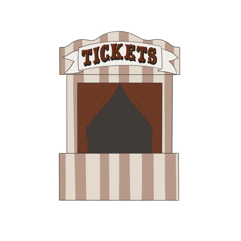 Ticket Stand Cookie Cutter - Etsy