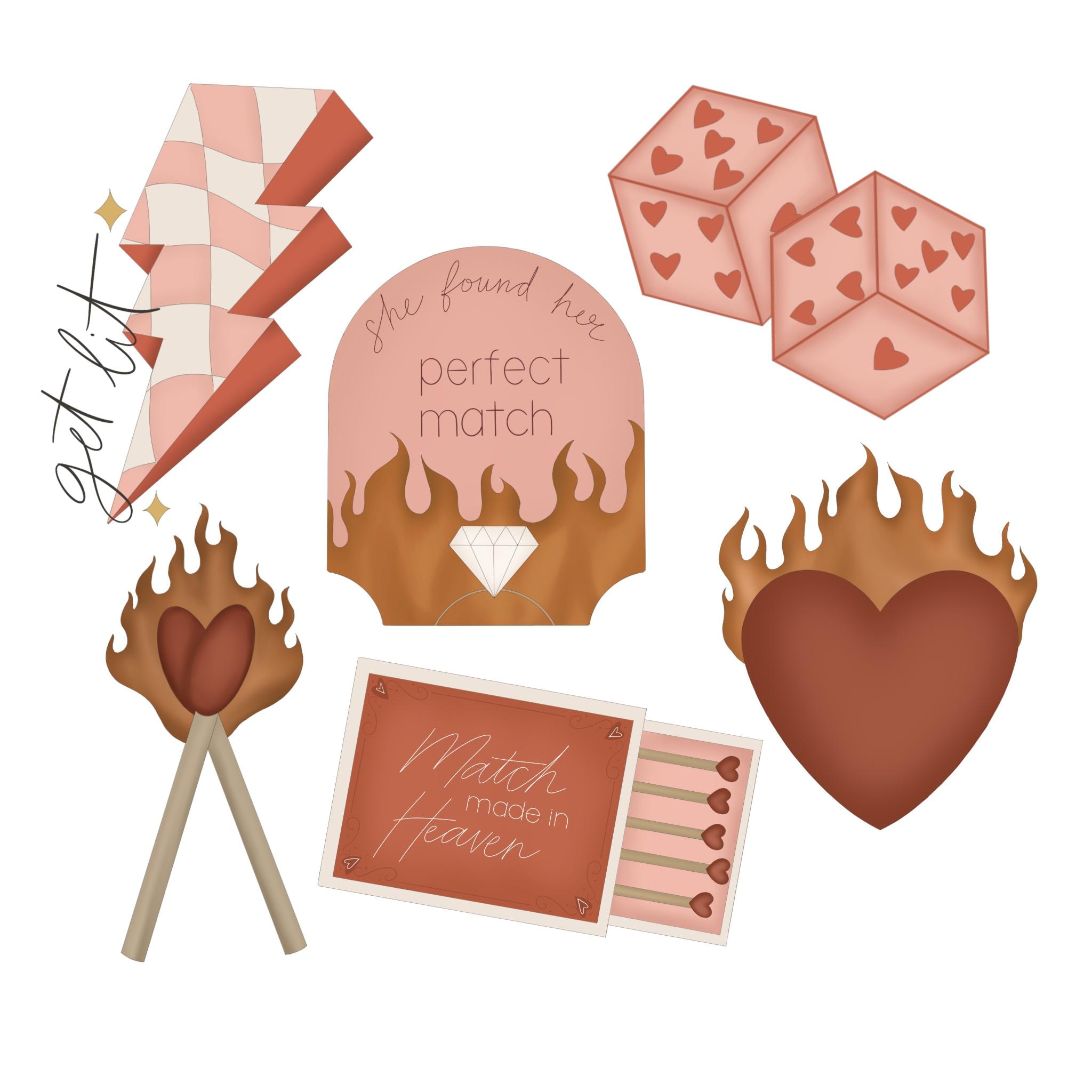 Perfect Match Cookie Cutters - Etsy