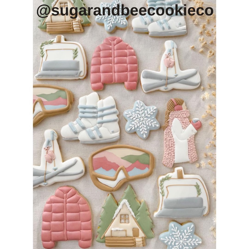 Apres Ski Cookies - Etsy