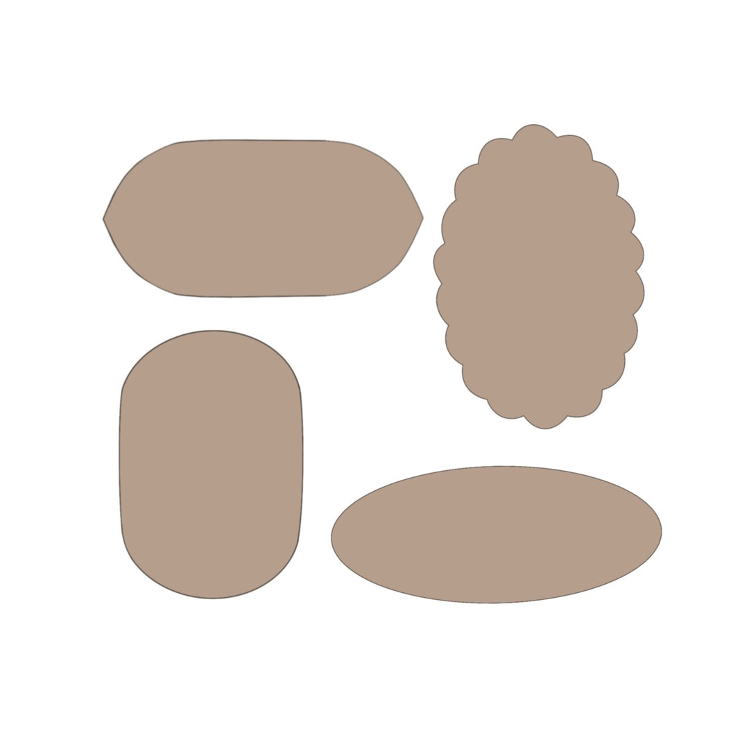 Oval Cookie Cutters - Etsy