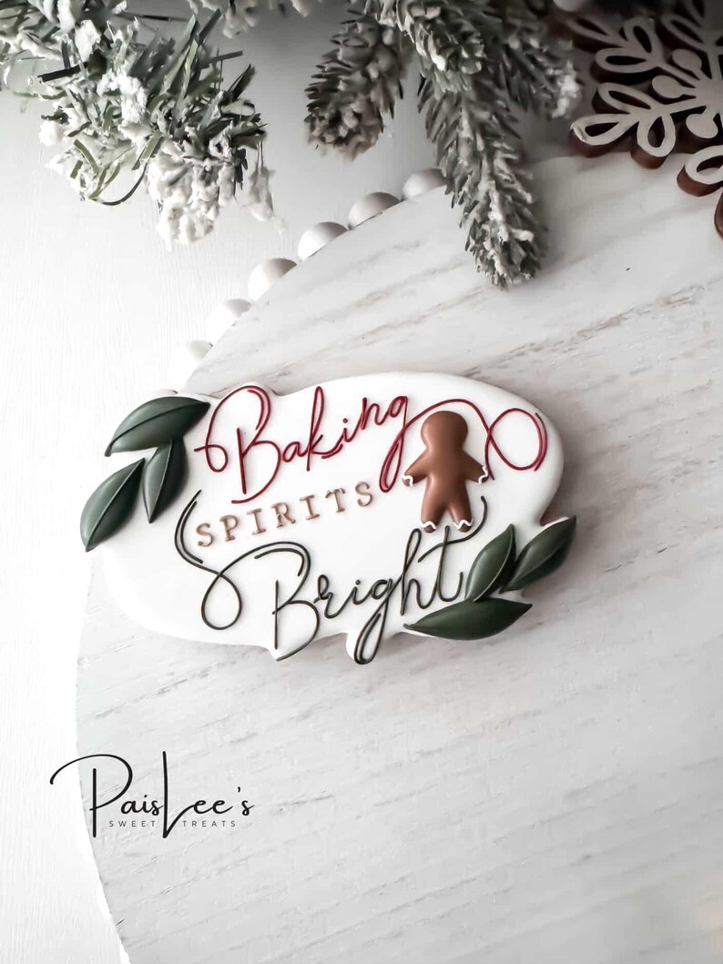 Baking Spirits Bright Class Cookie Cutters - Etsy
