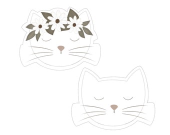 Black Cat Face Cookie Cutter - Etsy