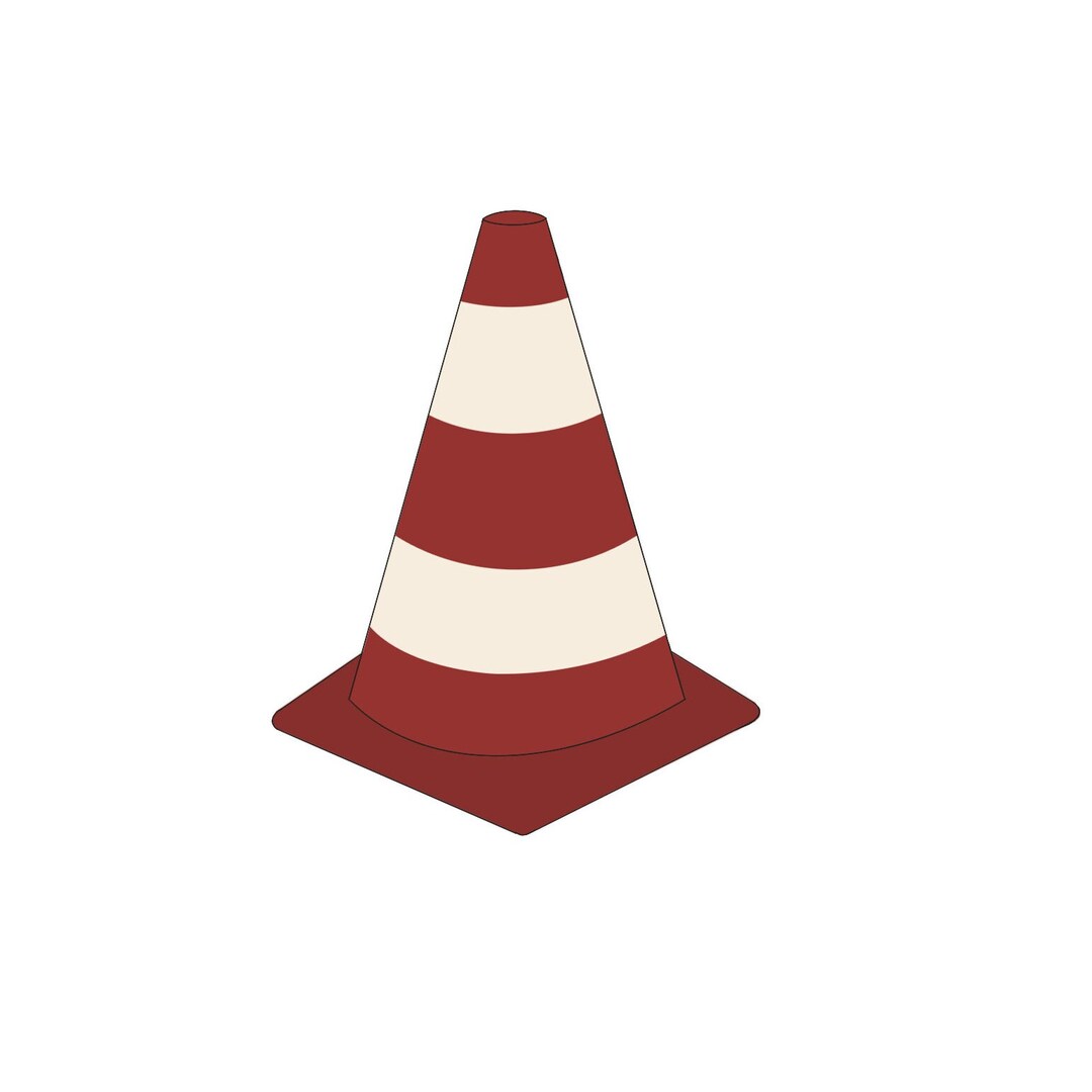 Traffic/construction Cone Cookie Cutter - Etsy