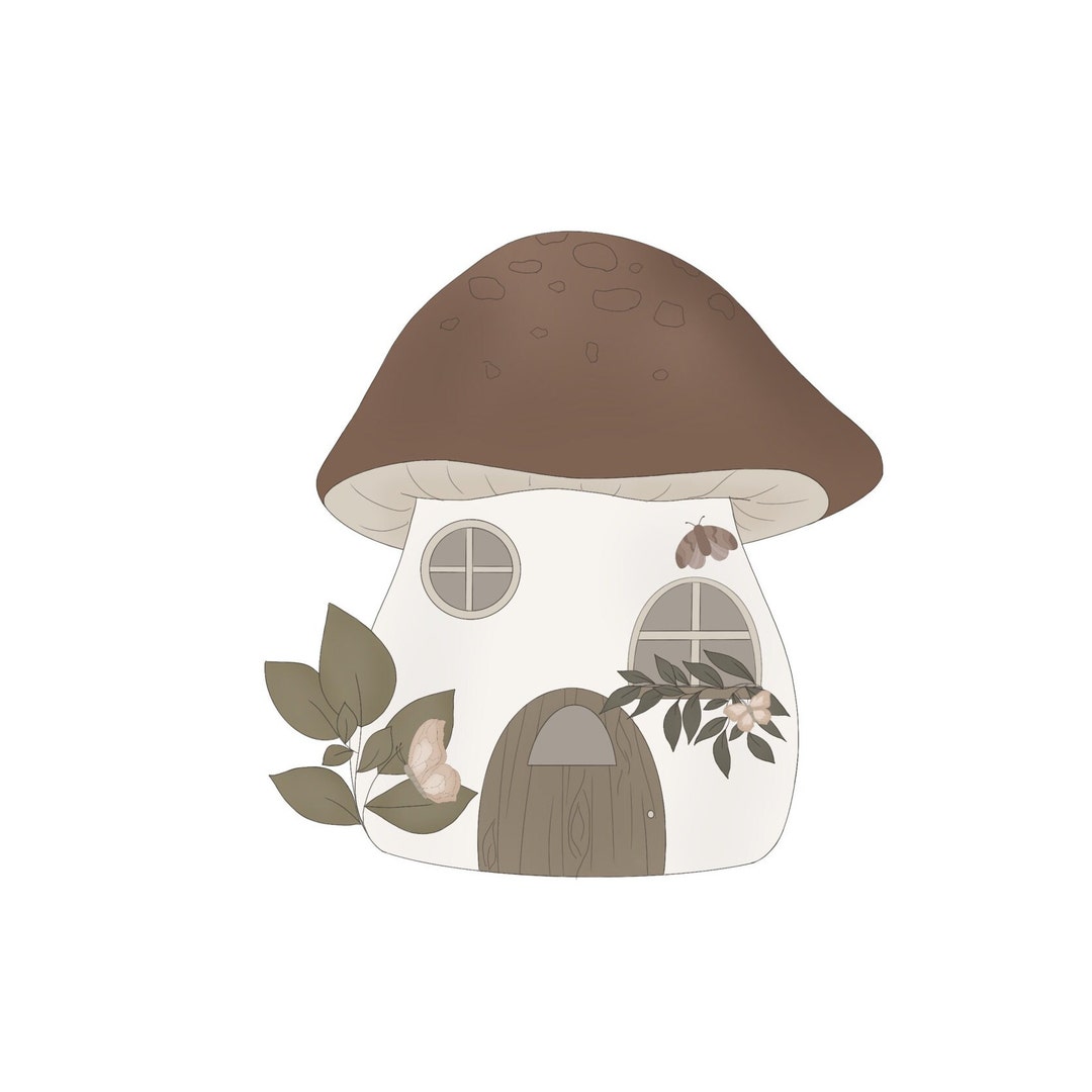 Mushroom House Cookie Cutter - Etsy