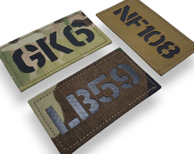 Custom Callsign Velcro® Patch - 3.5''x2'' - 70 Fabrics & 21 Backings Options - Etsy