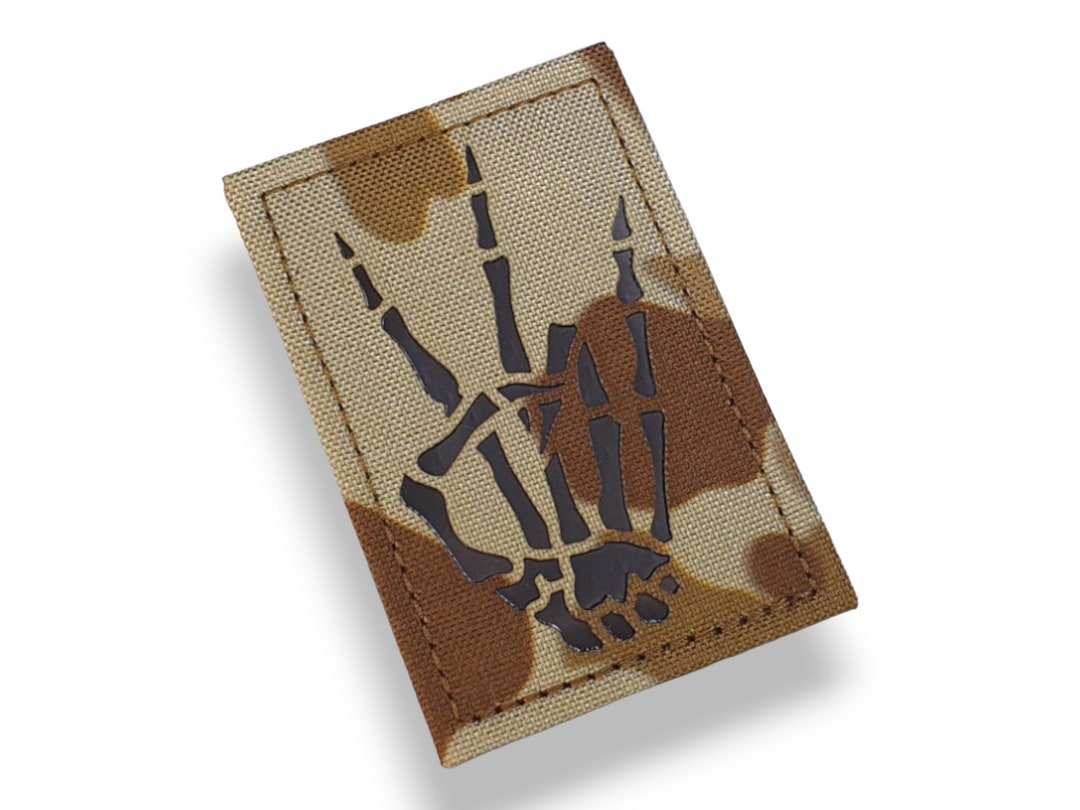 Skeleton Shocker Velcro® Patch - 3''x2'' - 70 Fabrics & 21 Backings ...