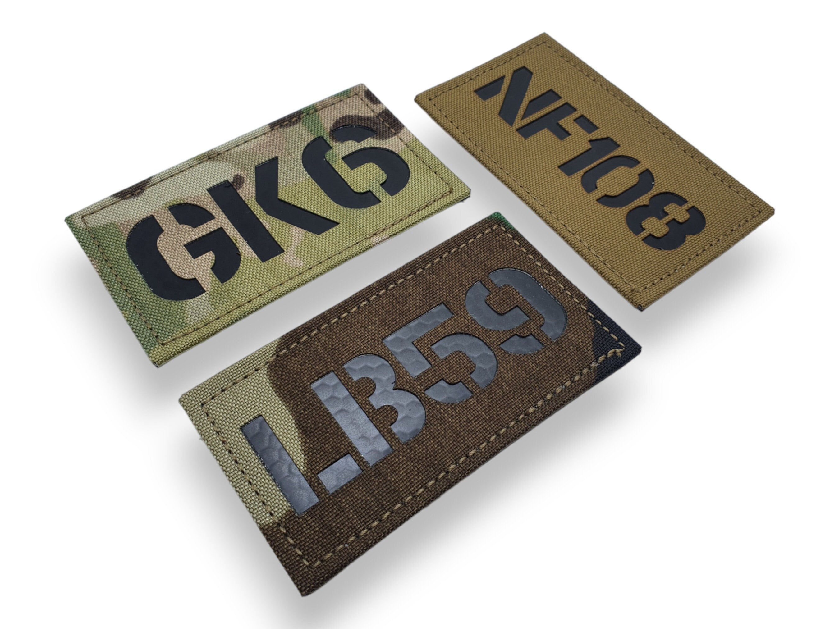 Custom Callsign Velcro® Patch - 3.5''x2'' - 70 Fabrics & 21 Backings ...