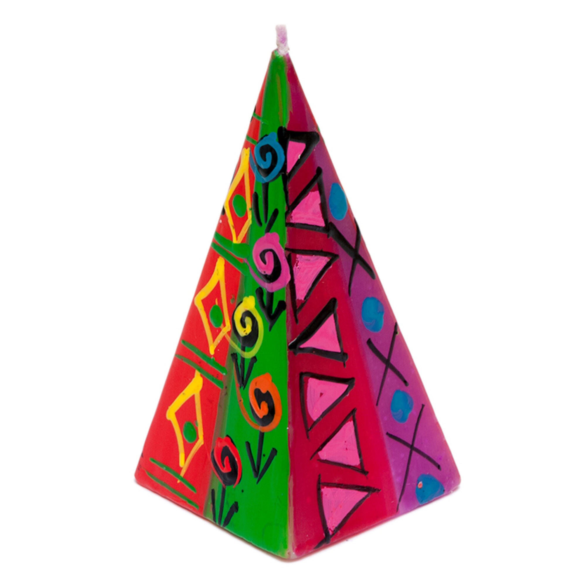 Fairtrade Colourful Pillar Pyramid and Ball Candles African - Etsy