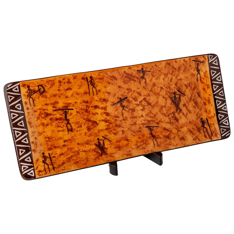 Fairtrade Colourful Ceramic Dinnerware African Print San - Etsy