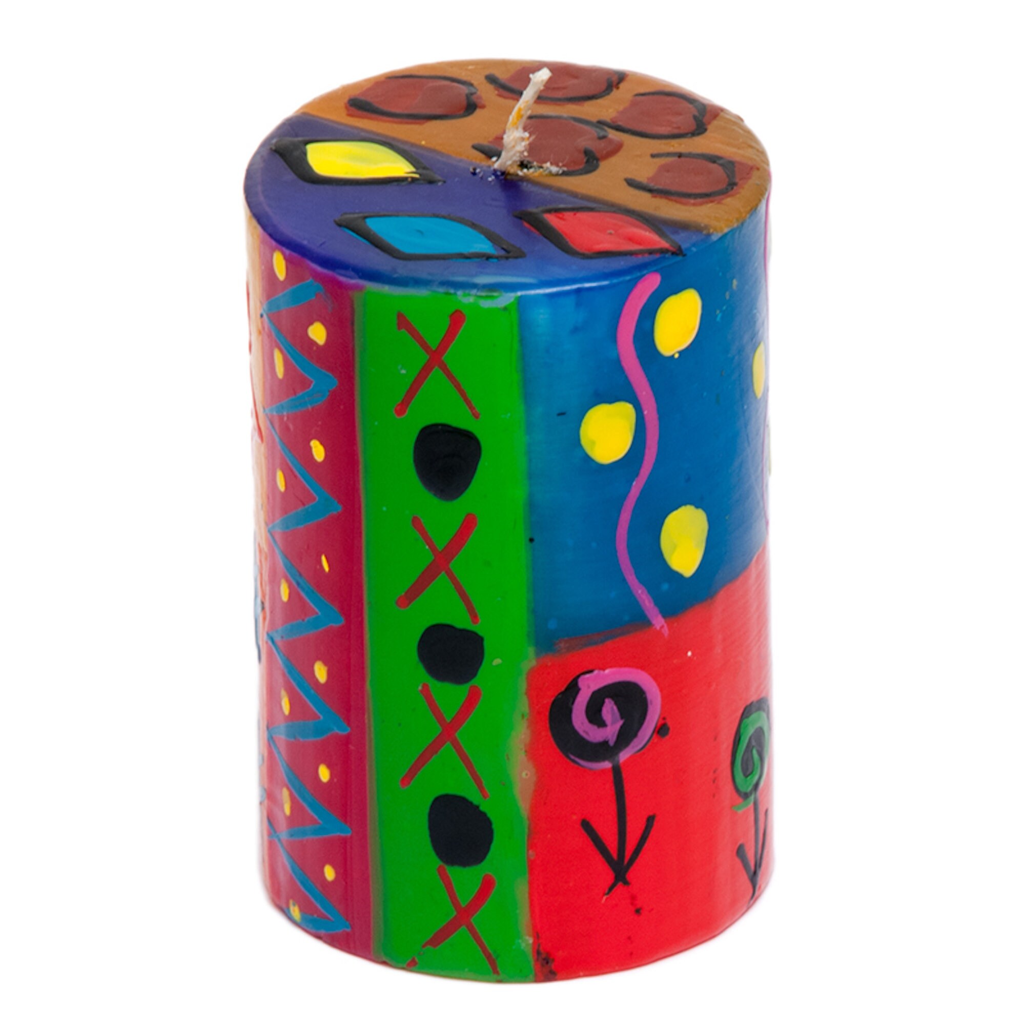 Fairtrade Colourful Pillar Pyramid and Ball Candles African - Etsy