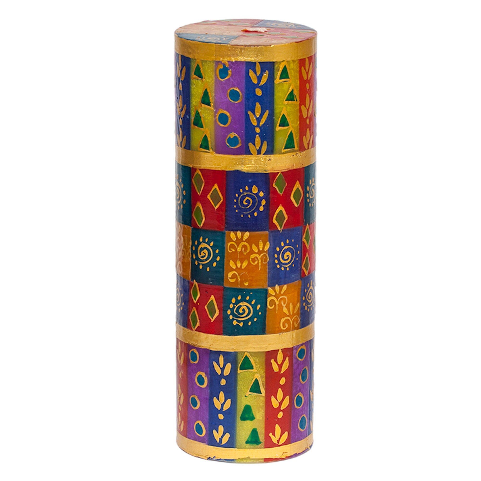 Fairtrade Colourful Pyramid, Pillar & Ball Candles African Mineral ...