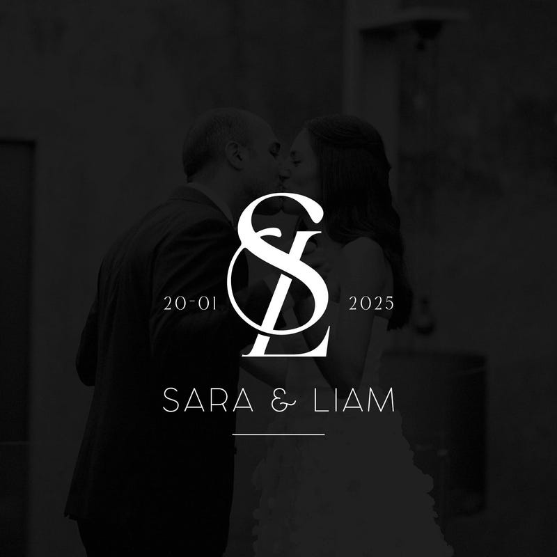 Wedding Monogram Logo - Etsy