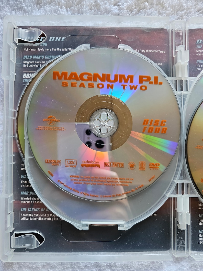 Magnum P.I Season 2 Dvd Set - Etsy