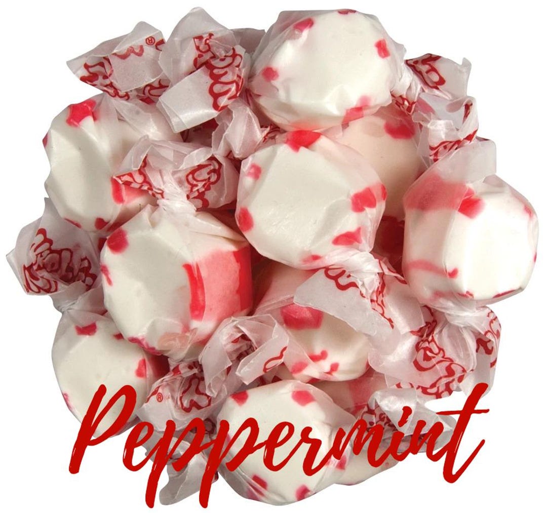 Peppermint Party Salt Water Taffy - Christmas Candy, Buffet Treats ...