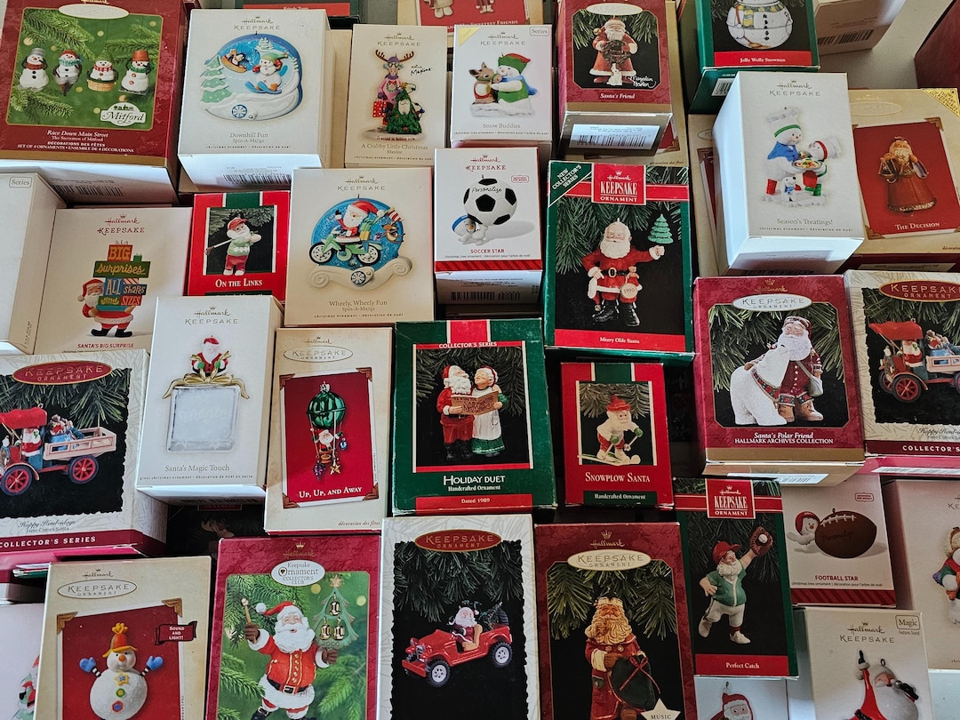 Hallmark Christmas Ornament Mystery Surprise Box Vintage Ornament ...