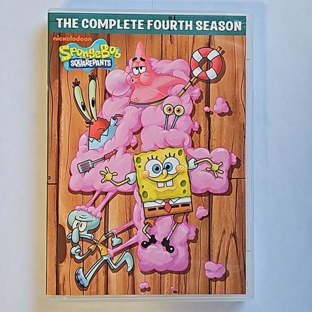 Spongebob Squarepants Complete Fourth 4th Season DVD Set - Etsy