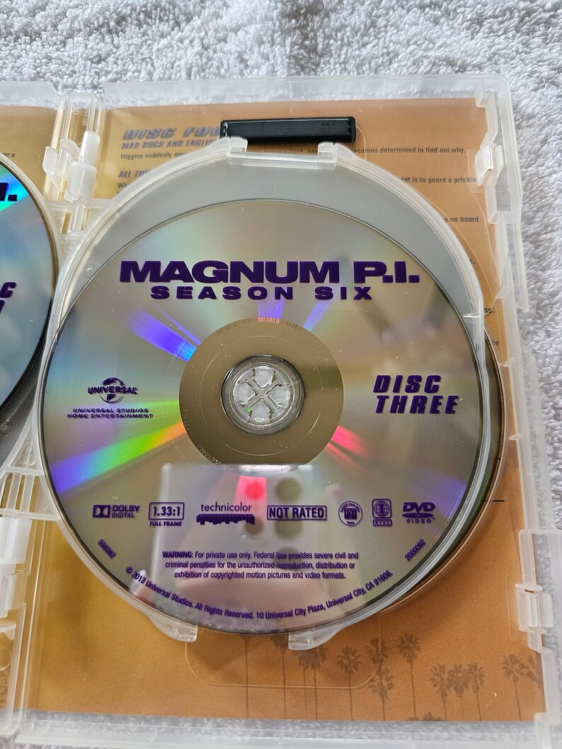 Magnum P.I Season Six Dvd Set - Etsy